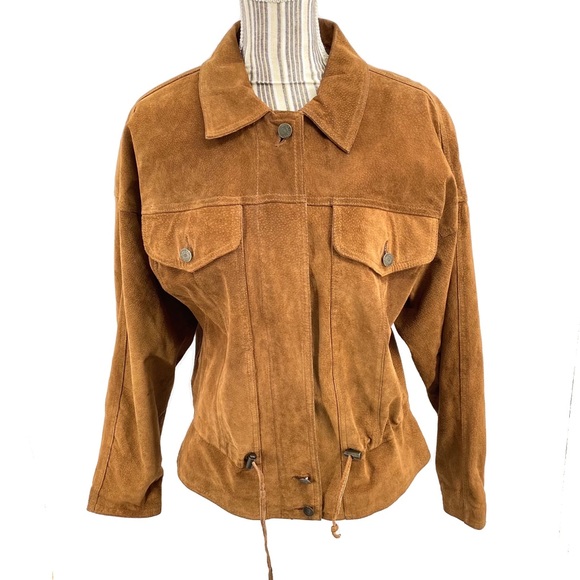 Outbrook | Jackets & Coats | Vintage Hazelnut Brown Leather Coat ...